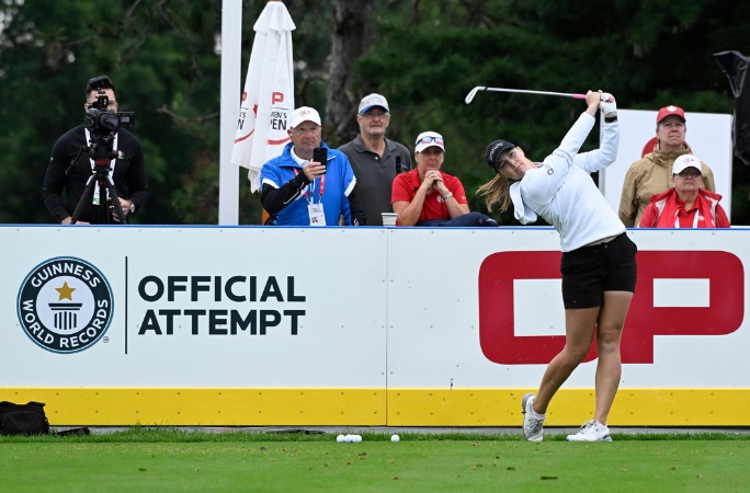 Golf team smash par three world record in Canada | Guinness World Records