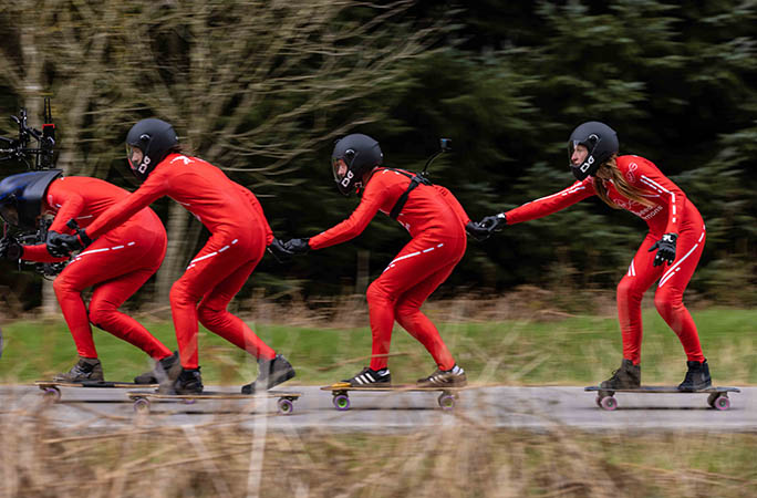 Daredevils reach 52.788 mph in fastest downhill skateboard record ...