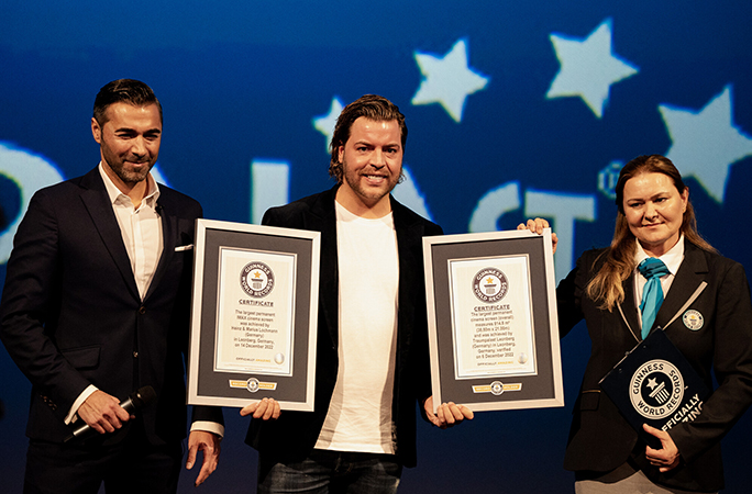 Largest permanent IMAX screen unveiled in Germany | Guinness World Records