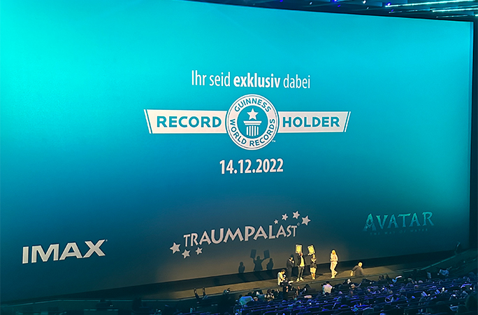 Largest permanent IMAX screen unveiled in Germany | Guinness World Records