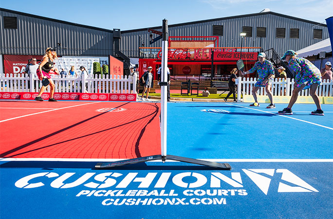 Record-breaking pickleball exhibition match kicks off National ...