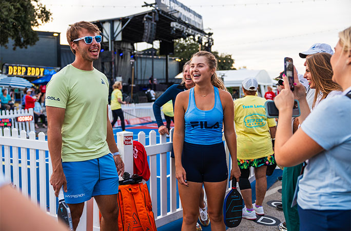Record-breaking pickleball exhibition match kicks off National ...