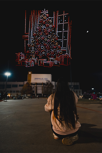 Christmas comes early as festive drone show breaks two world records ...
