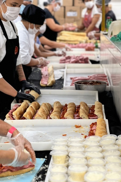 Line of 1,180 sandwiches breaks record to celebrate Sao Paulo’s ...