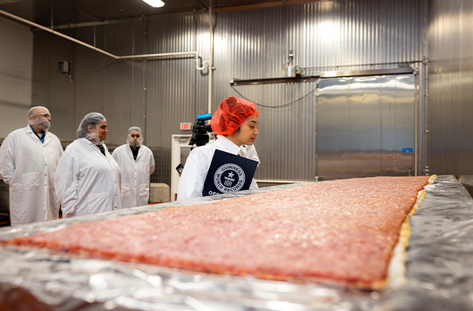 World's longest turkey bacon gobbled up as meat company celebrates with ...