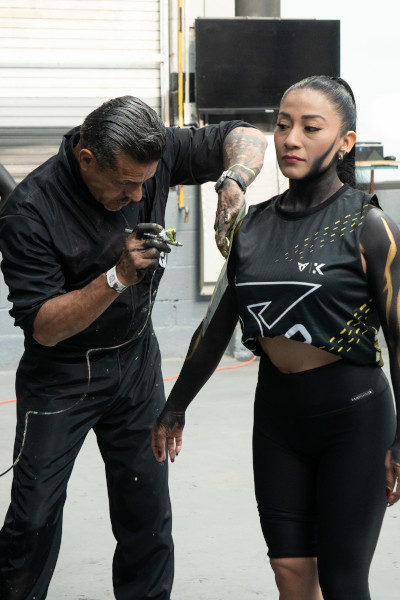 Car company Cupra covers hundreds of people in body paint to raise ...