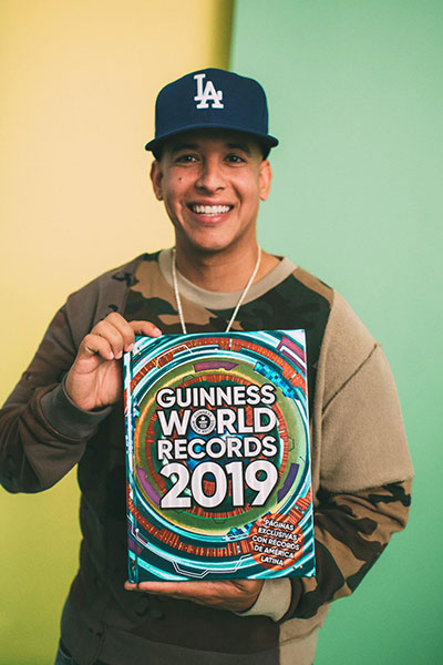 GUINNESS WORLD RECORDS™ RECOGNIZES DADDY YANKEE AS THE FIRST LATIN ...