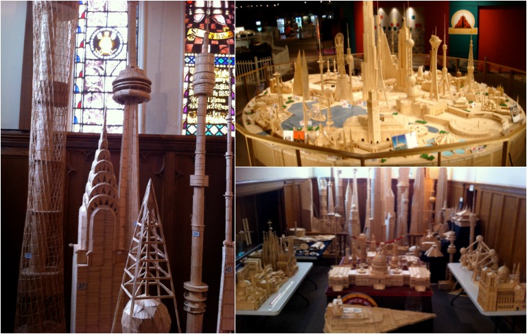 Largest display of toothpick sculptures | Guinness World Records
