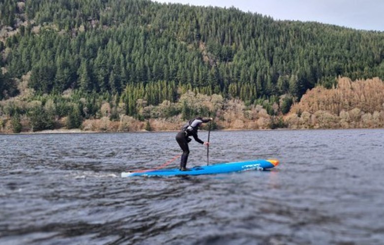 Fastest crossing of Loch Ness by stand up paddleboard (SUP) (Fort ...