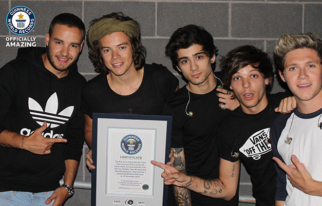 First group to debut at No.1 with their first three albums (USA ...