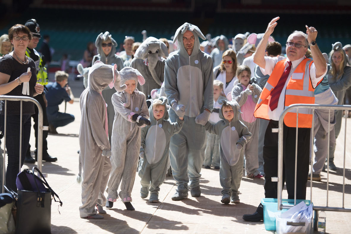 Largest gathering of people dressed as elephants | Guinness World Records