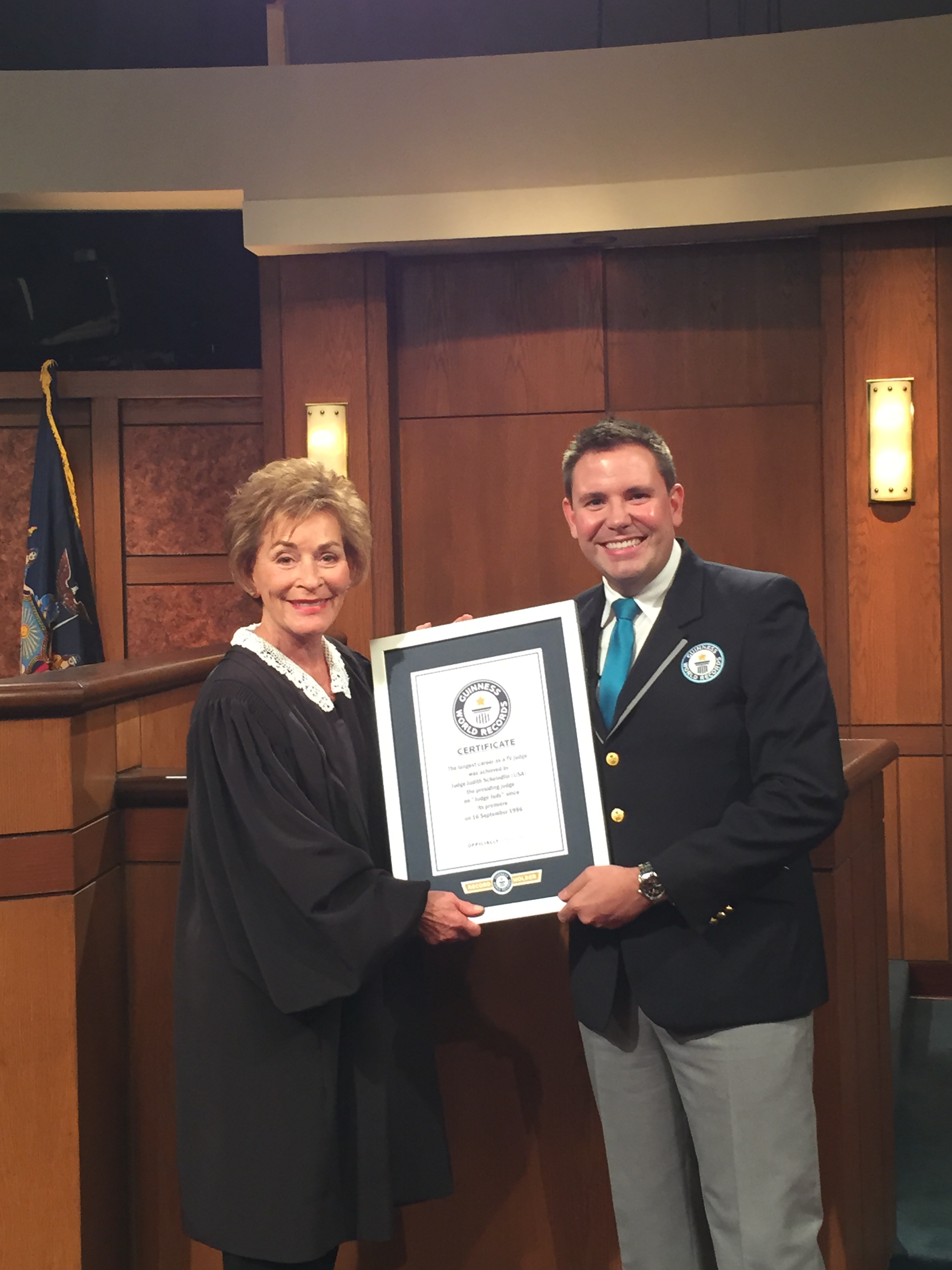 Longest career as a TV judge (Court room) | Guinness World Records