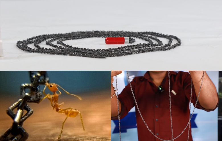 Most chain links carved from pencil lead (graphite) | Guinness World ...