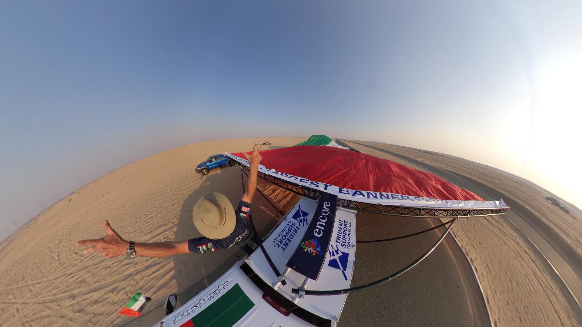 Largest banner flown by a vehicle | Guinness World Records