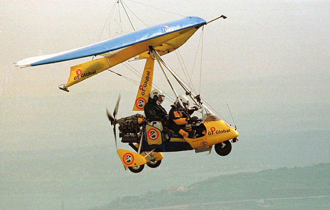 First circumnavigation by microlight | Guinness World Records