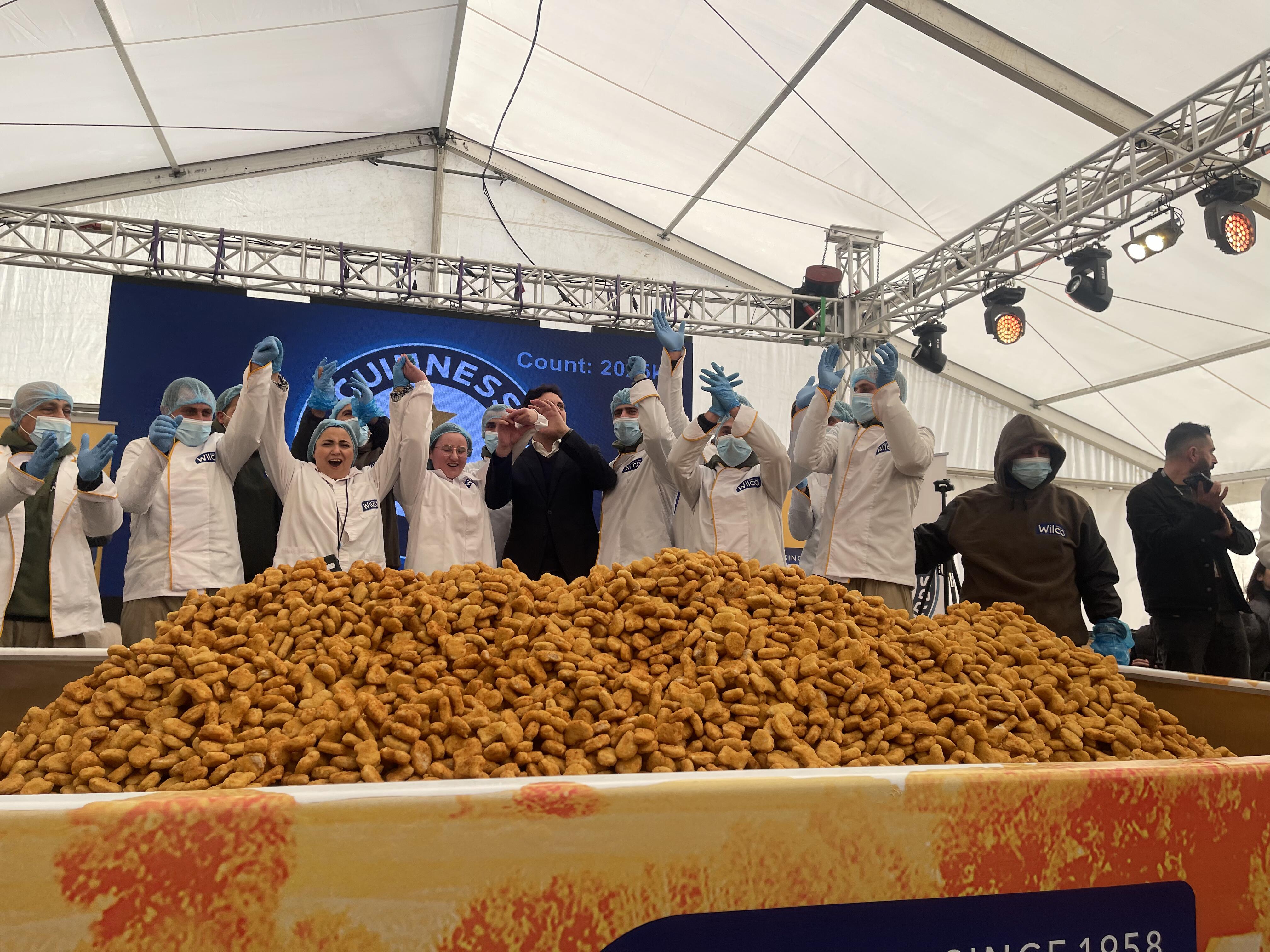 Largest serving of chicken nuggets | Guinness World Records