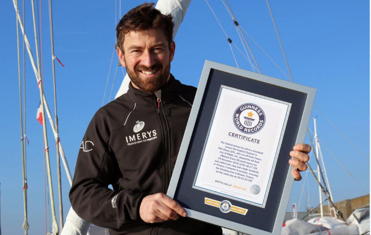 Fastest time to sail across the English Channel, monohull | Guinness ...