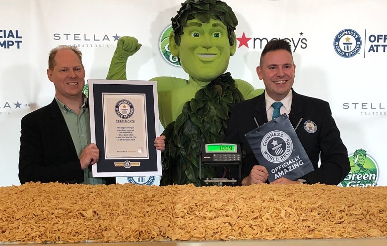 Largest serving of green bean casserole | Guinness World Records