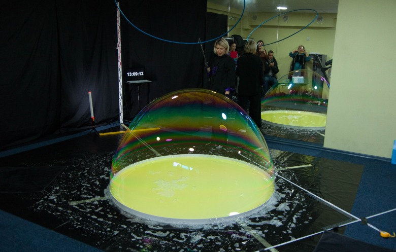 World Largest Soap Bubble