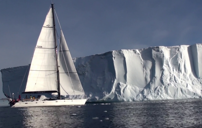 First circumnavigation of Antarctica in a sailboat south of the 60th ...