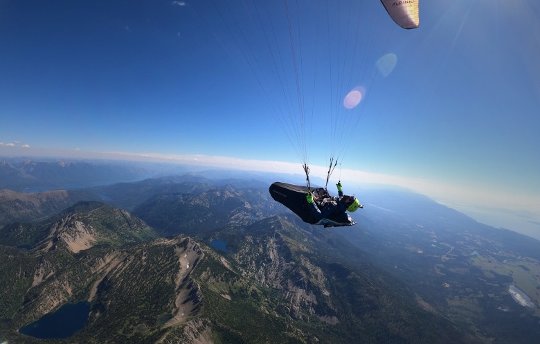 Longest horizontal hike-and-fly journey by an unpowered paraglider ...