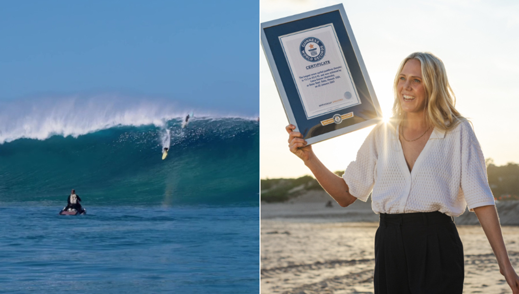 Largest wave surfed paddle-in (female) | Guinness World Records