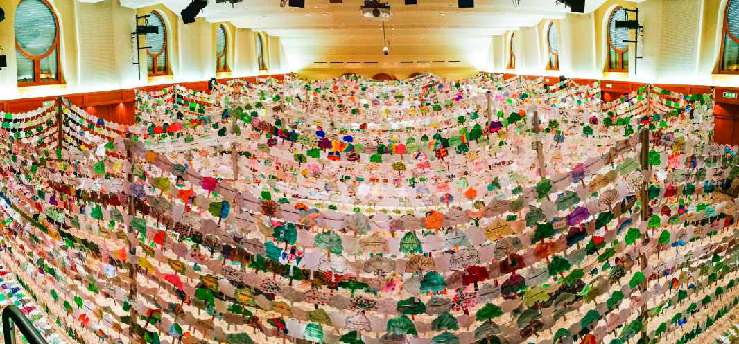 Longest chain of paper trees | Guinness World Records