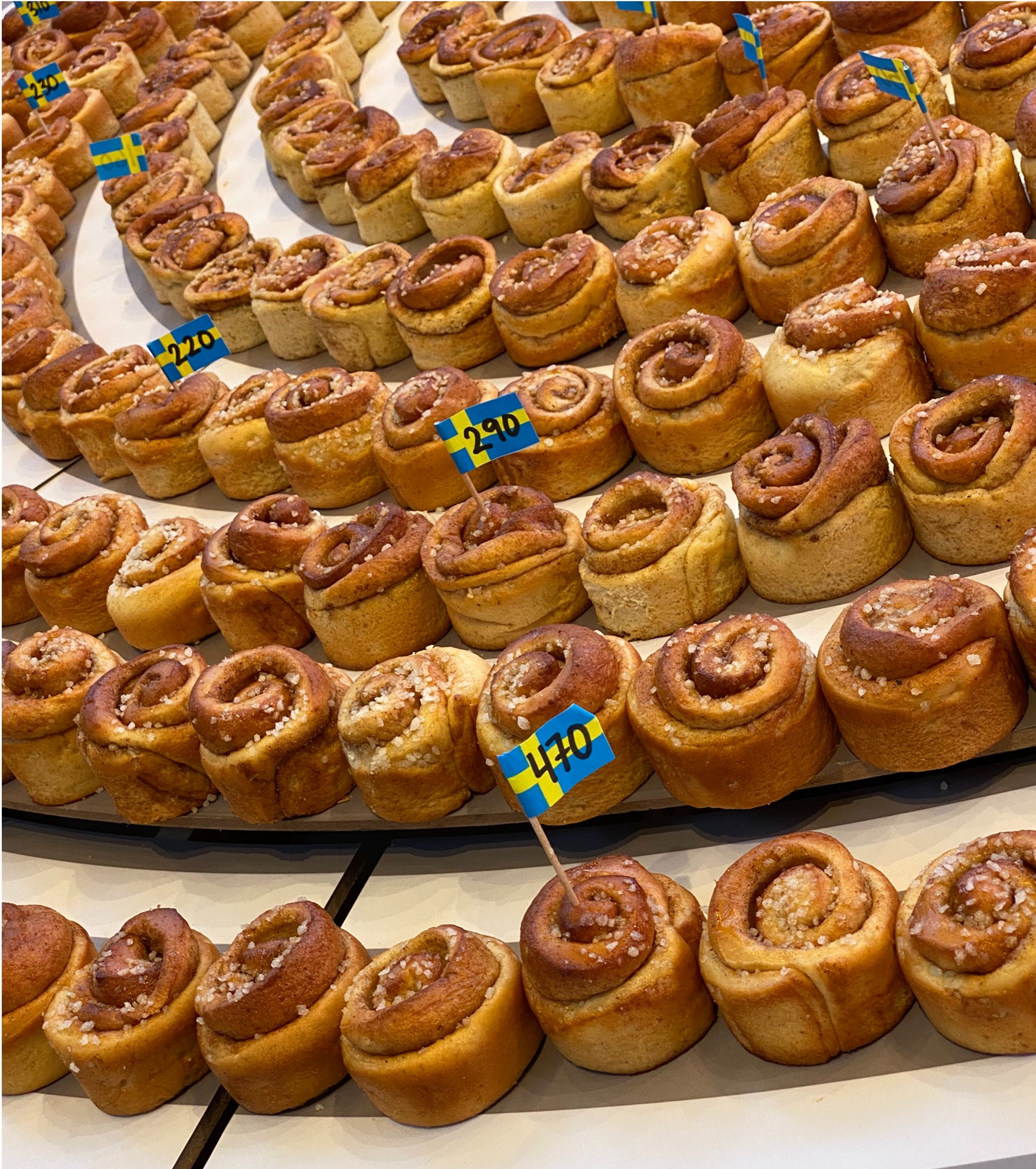 Longest line of cinnamon roll/bun | Guinness World Records