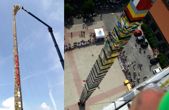 Tallest structure built with interlocking plastic bricks | Guinness ...