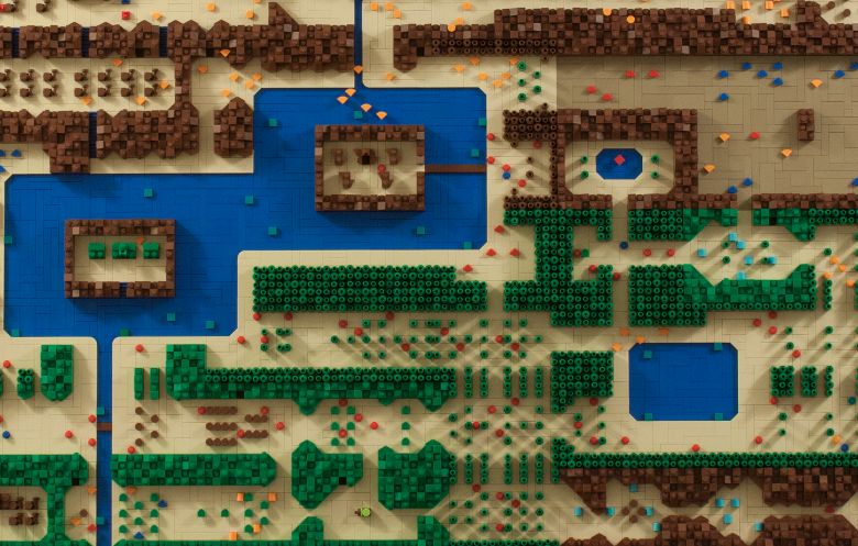 Largest videogame map made of LEGO® | Guinness World Records
