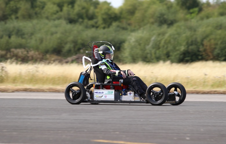 Fastest speed achieved by a head operated electric mobility-vehicle ...