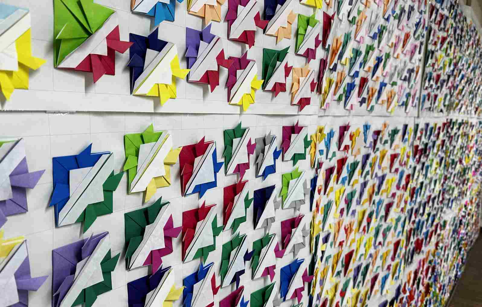 Largest display of origami samurai helmets (kabuto) | Guinness World ...