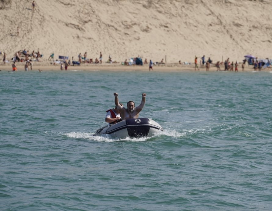 Fastest time to complete the Triple Crown of open water swimming (male ...