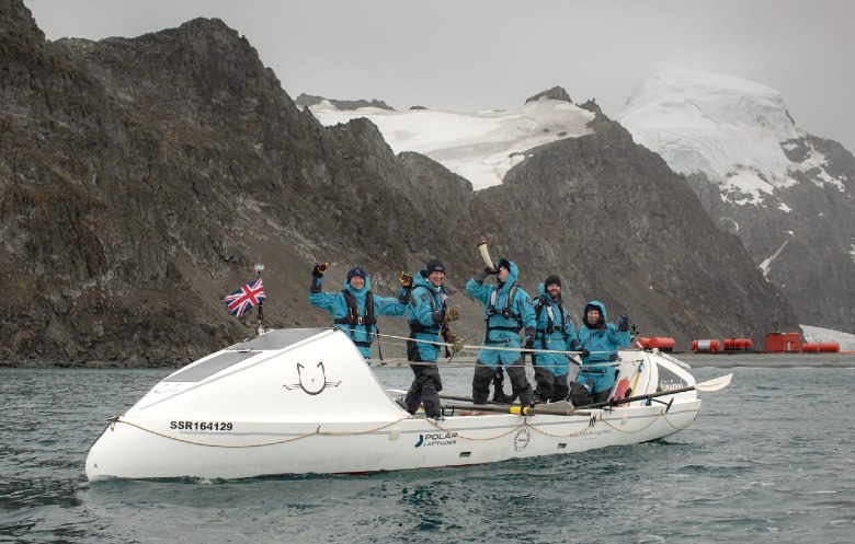 First human-powered expedition from the Antarctic | Guinness World Records