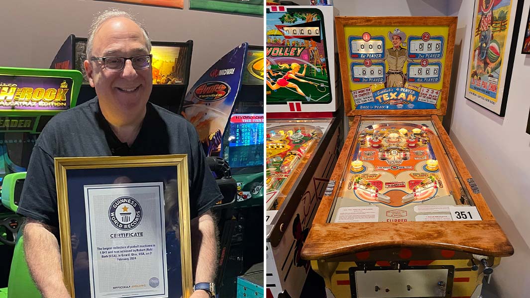 Largest collection of pinball machines | Guinness World Records