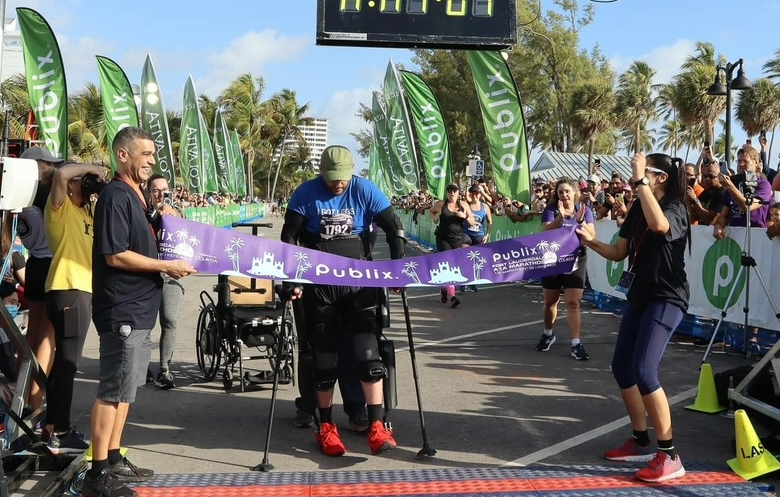 Fastest half marathon distance in a robotic walking device (male ...