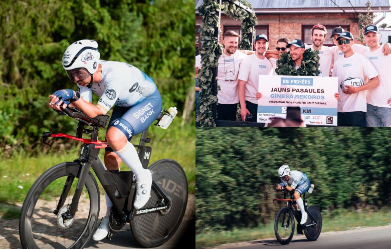 Greatest distance covered in 7 days by upright bicycle (WUCA) (male ...