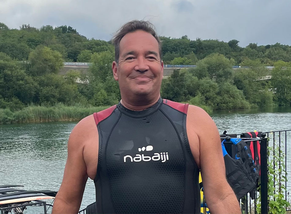 Longest distance swimming non-stop in open water with motor neuron ...
