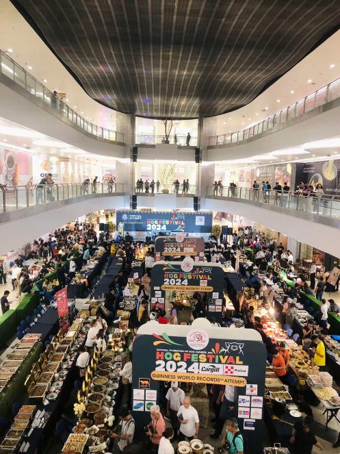 Most varieties of pork dishes on display | Guinness World Records