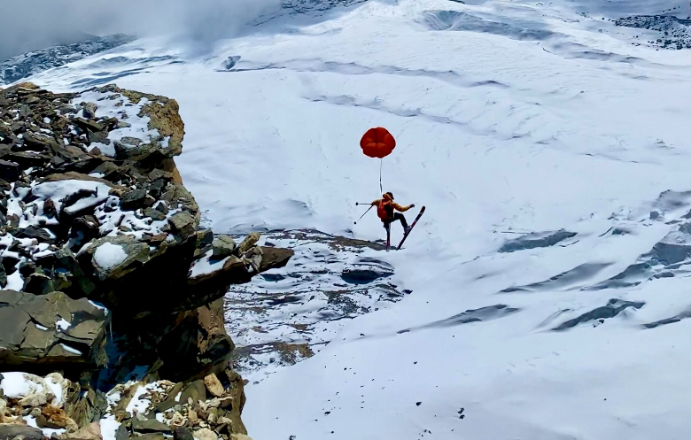 Highest altitude Ski-BASE jump | Guinness World Records