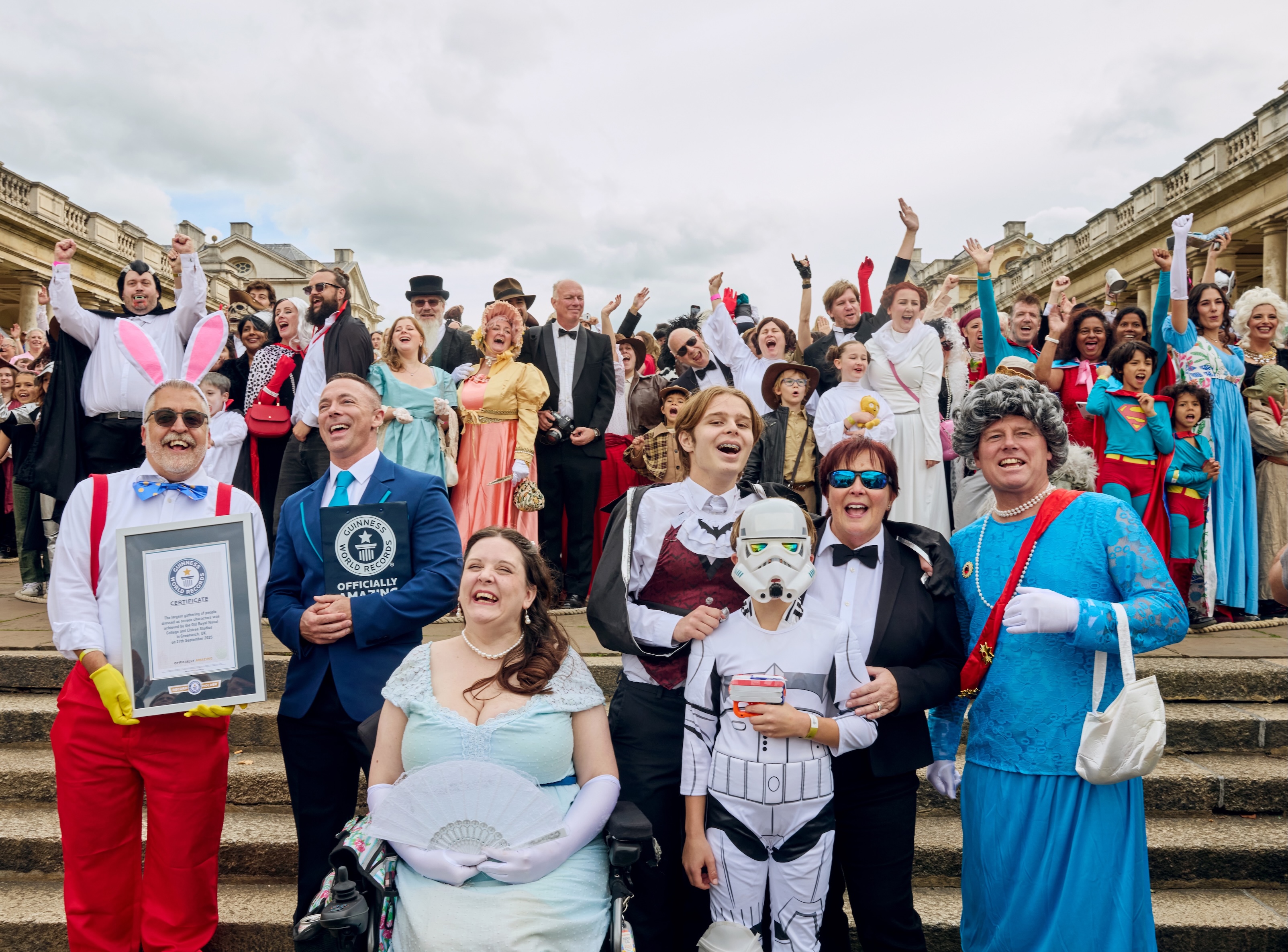 Largest gathering of people dressed as screen characters | Guinness ...