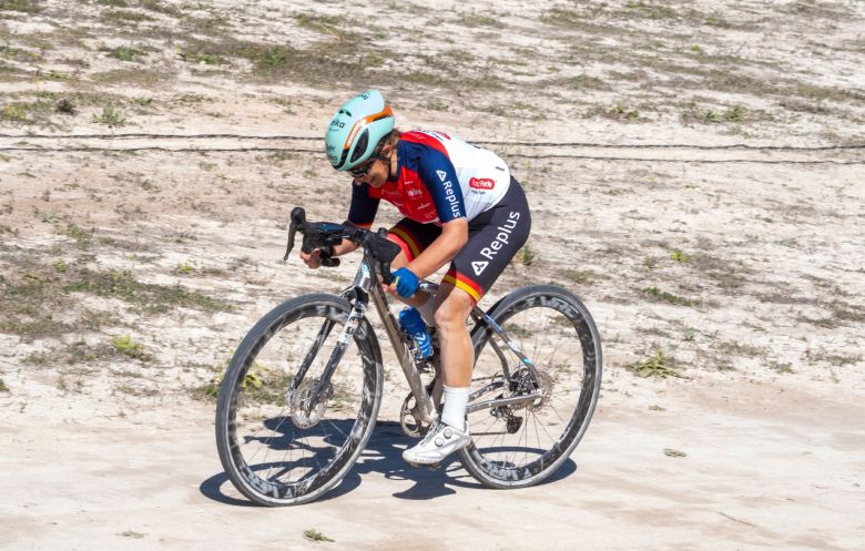 Greatest distance covered on gravel in 24 hours by standard bicycle ...