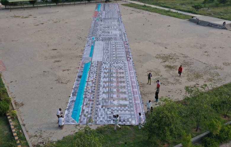 Largest drawing by a team | Guinness World Records