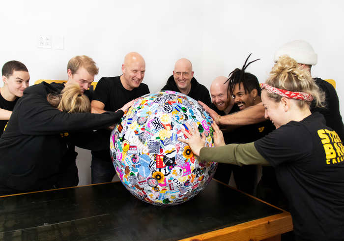 Largest ball of stickers | Guinness World Records