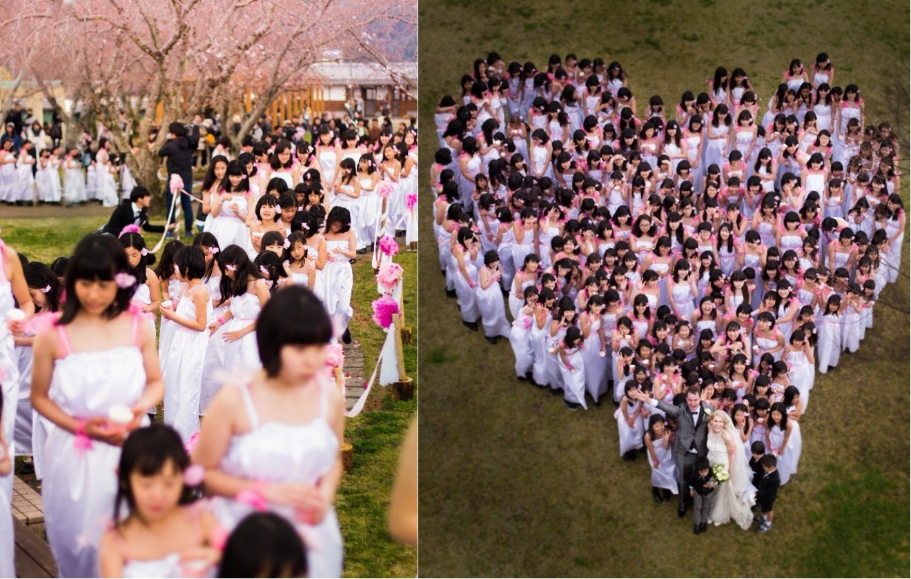 Most flower girls in a wedding | Guinness World Records