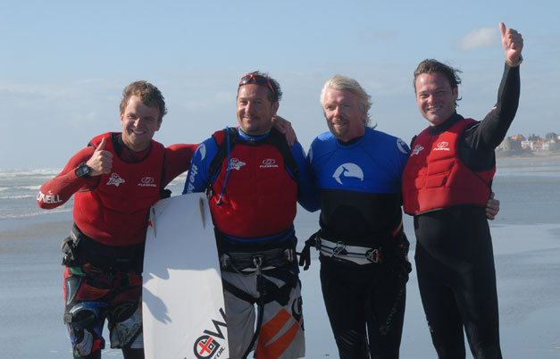 Fastest crossing of the English Channel by kiteboarding team | Guinness ...