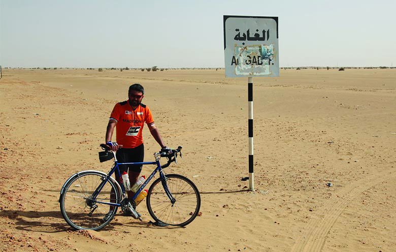 Fastest crossing of the Sahara desert by bicycle | Guinness World Records