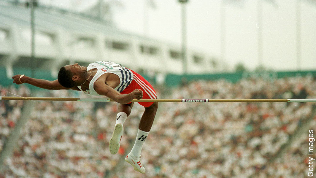 Highest high jump (male) | Guinness World Records