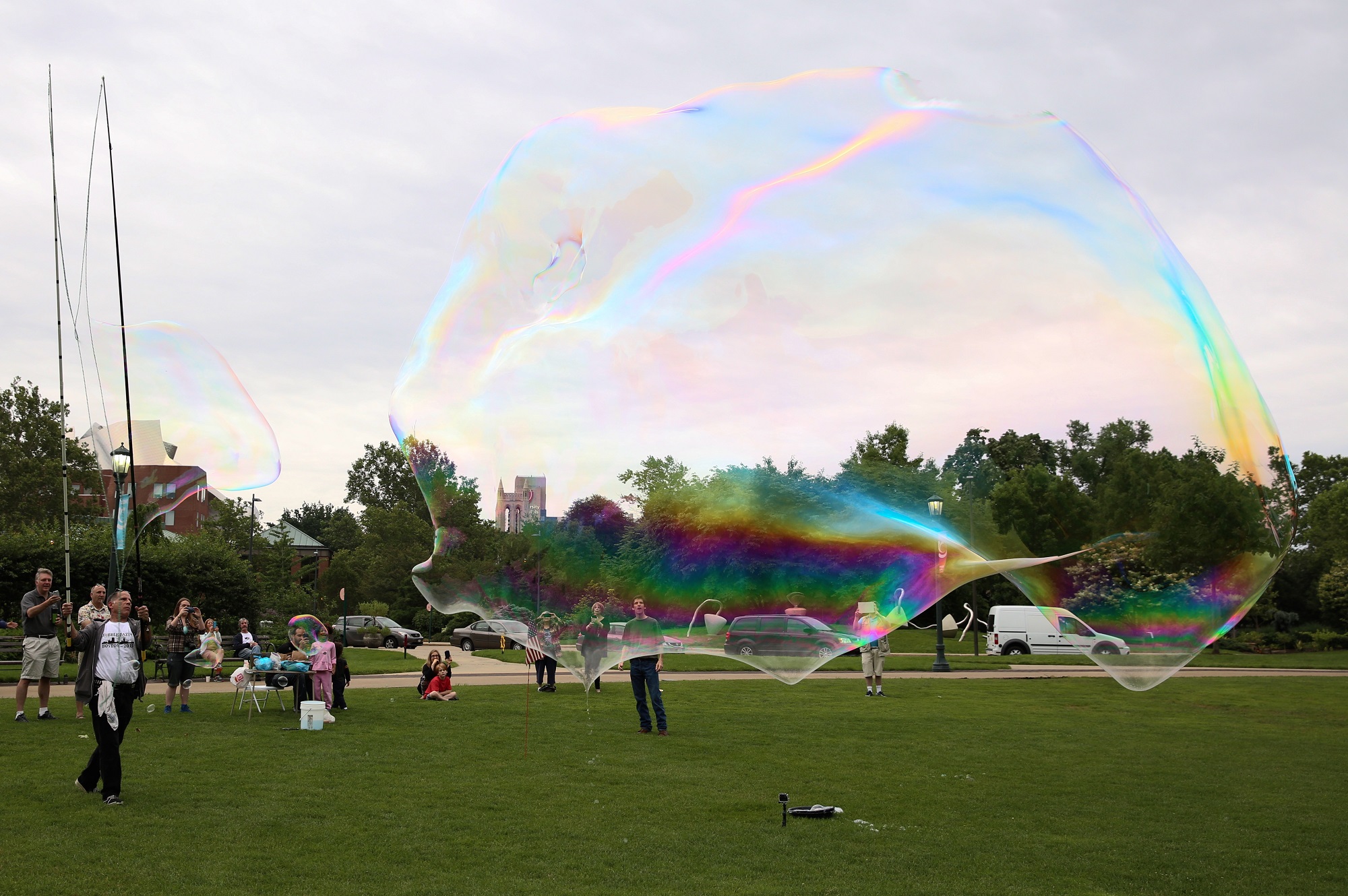 Largest free floating soap bubble (outdoors) | Guinness World Records