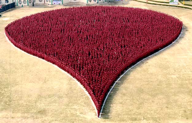 Largest human droplet formation | Guinness World Records